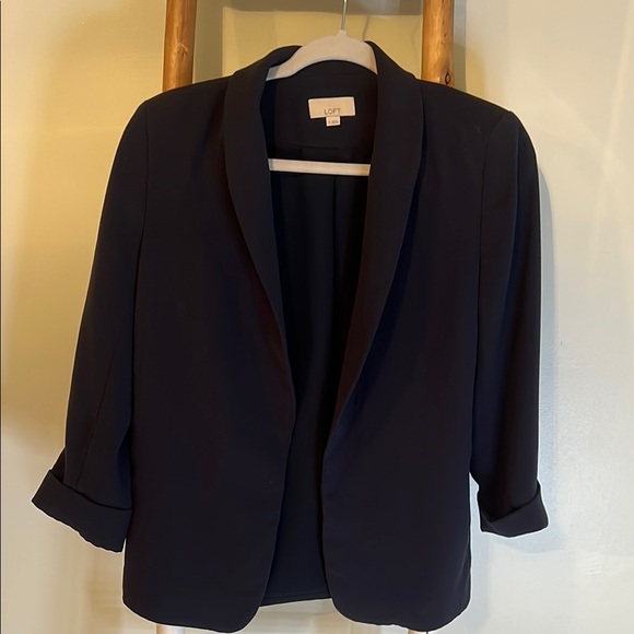 LOFT | Jackets & Coats | Loft Womens Navy Blue Blazer | Poshmark